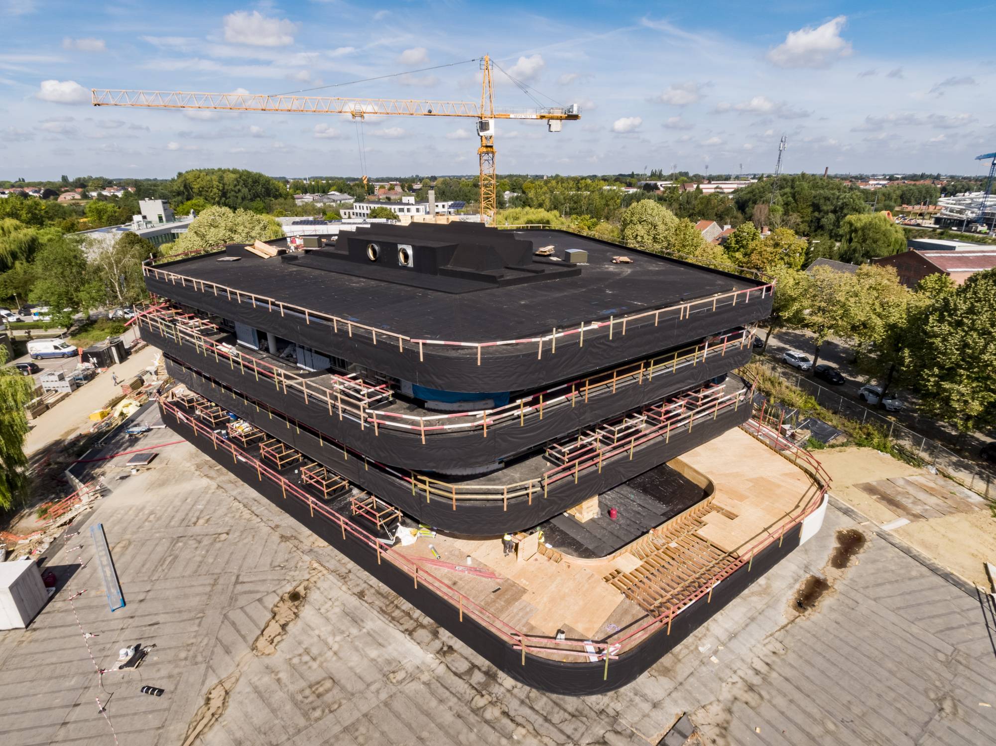 Tectum Group | Dronefotografie werf & realisaties | Easycopters